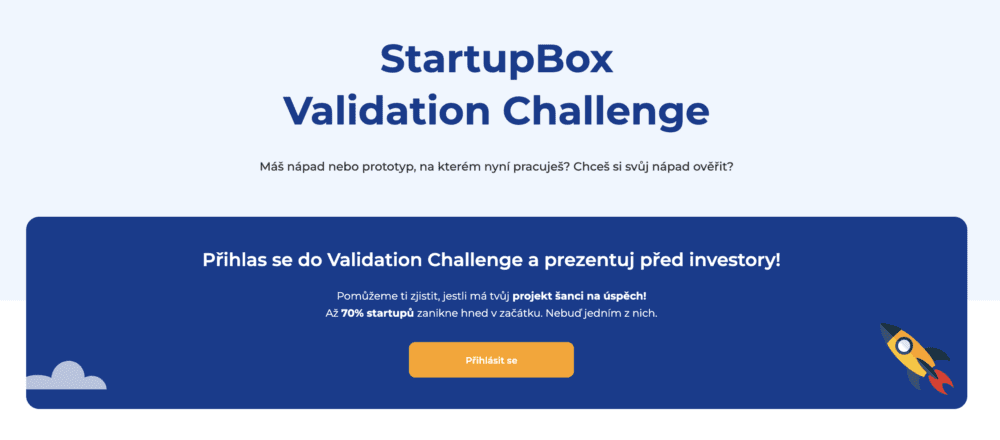 StartupBox Validation Challenge – šance pro začínající podnikatele | Ženy s.r.o.